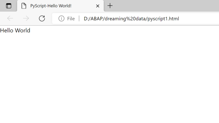 How To Run Python In Html Using Pyscript Abaython